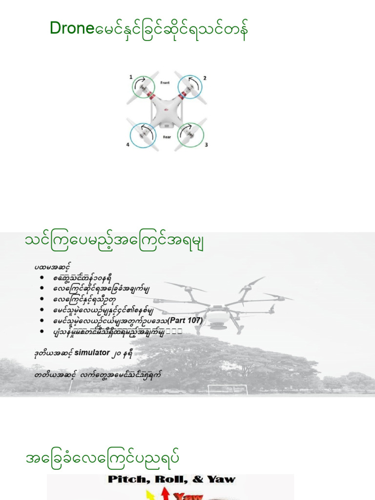 Drone Training | PDF