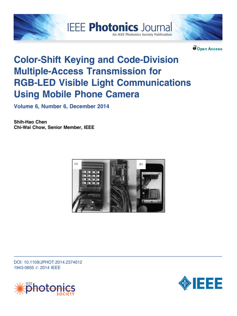 Color-Shift Keying and Code-Division Multiple-Access Transmission For ...