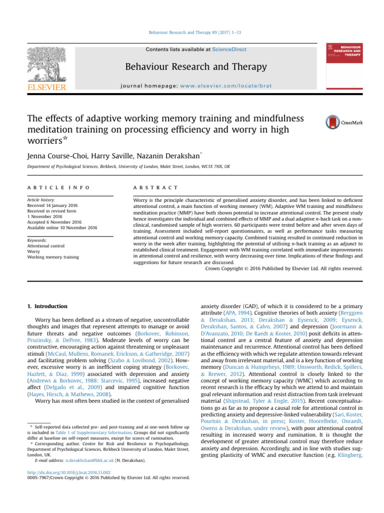 Adaptive Mindfulness | PDF | Self-Improvement