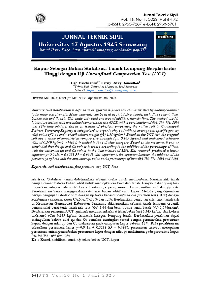 Vol 16 64-72 | PDF | Building Engineering | Earth Sciences