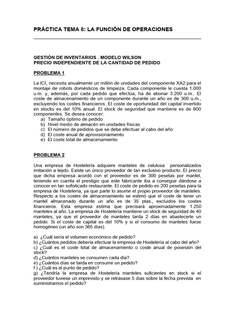 TEMA 8. PRACTICA Alumno 2009 | PDF