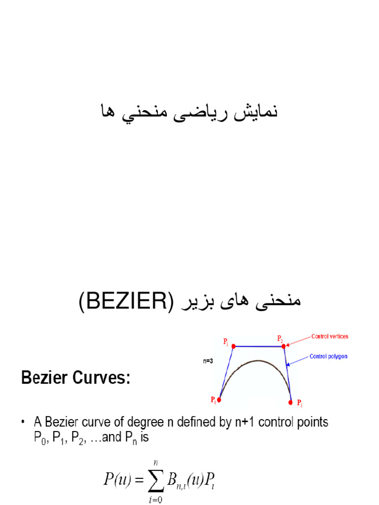 Second Part Representation and Manipulation of Curves Main Powerpoint | PDF