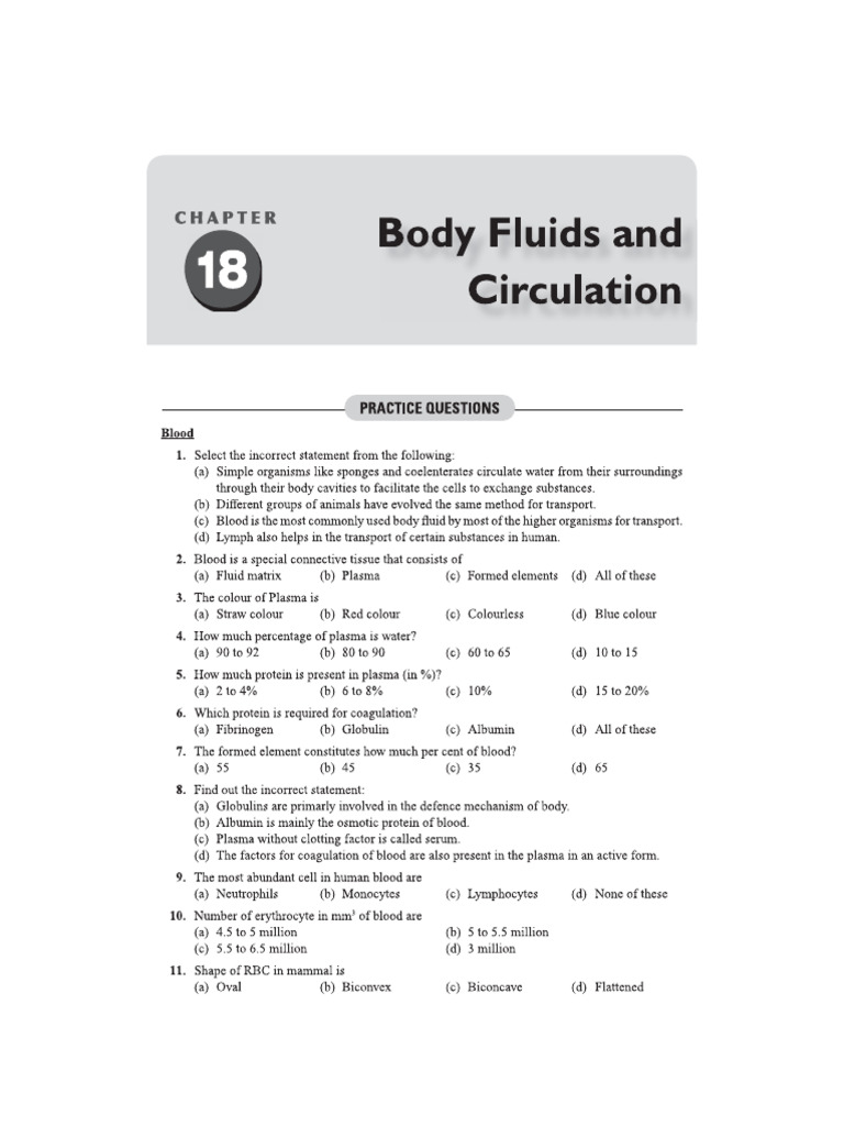 Body Circulation | PDF