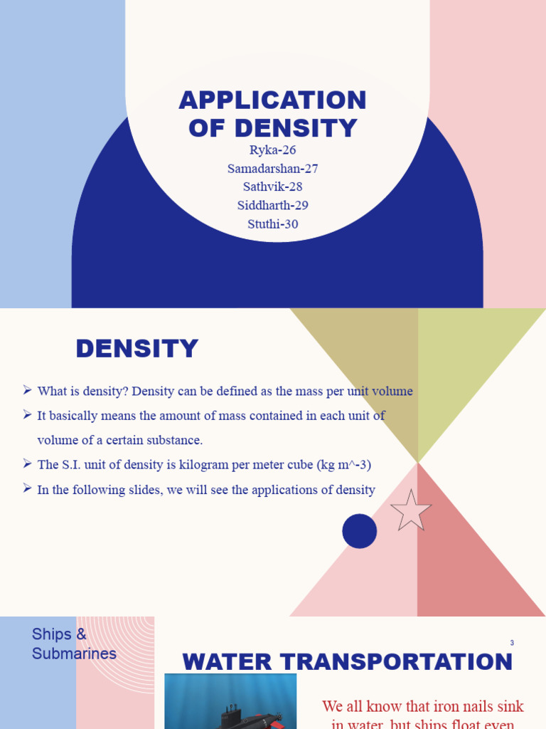Phy 1st Term Project Density | PDF | Density | Buoyancy