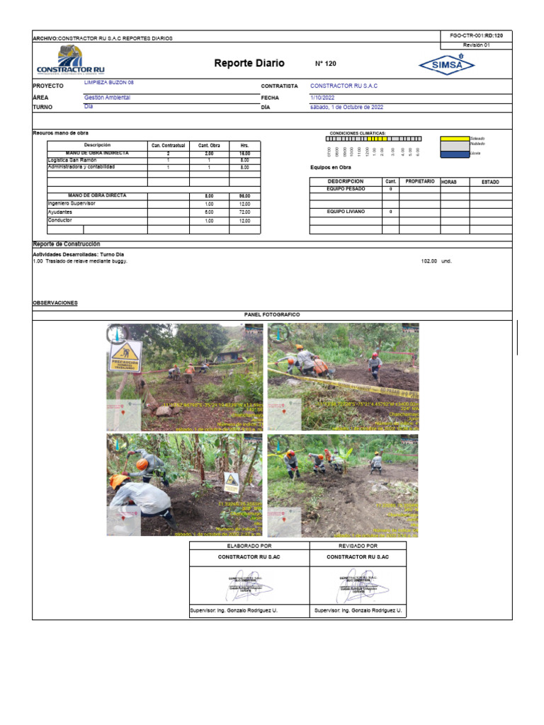 RD 120 Limpieza Caja 7 | PDF