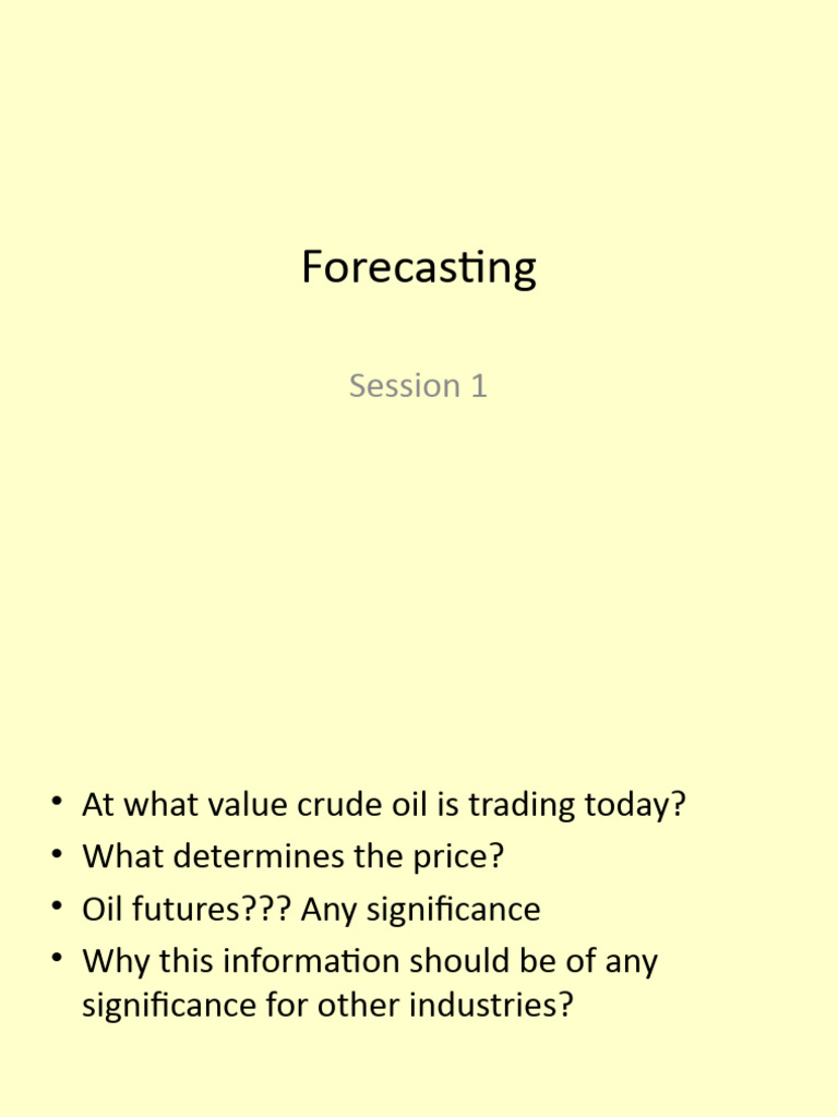 Ch 3 Forecasting Pdf