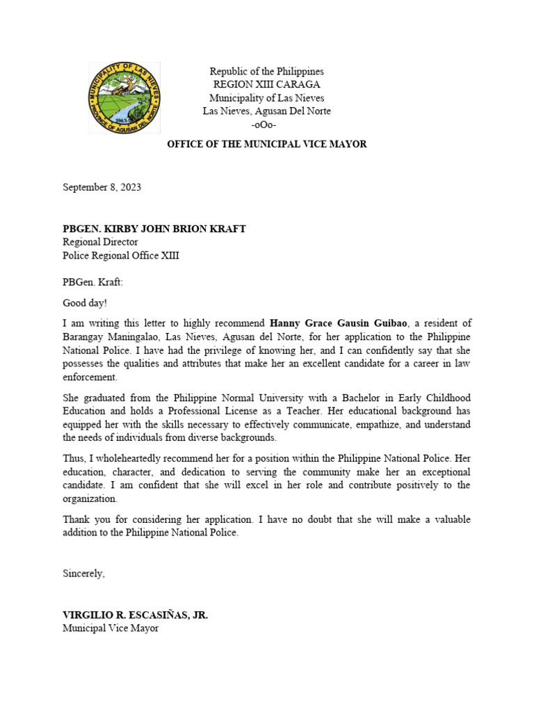 PNP RECOMMENDATION | PDF