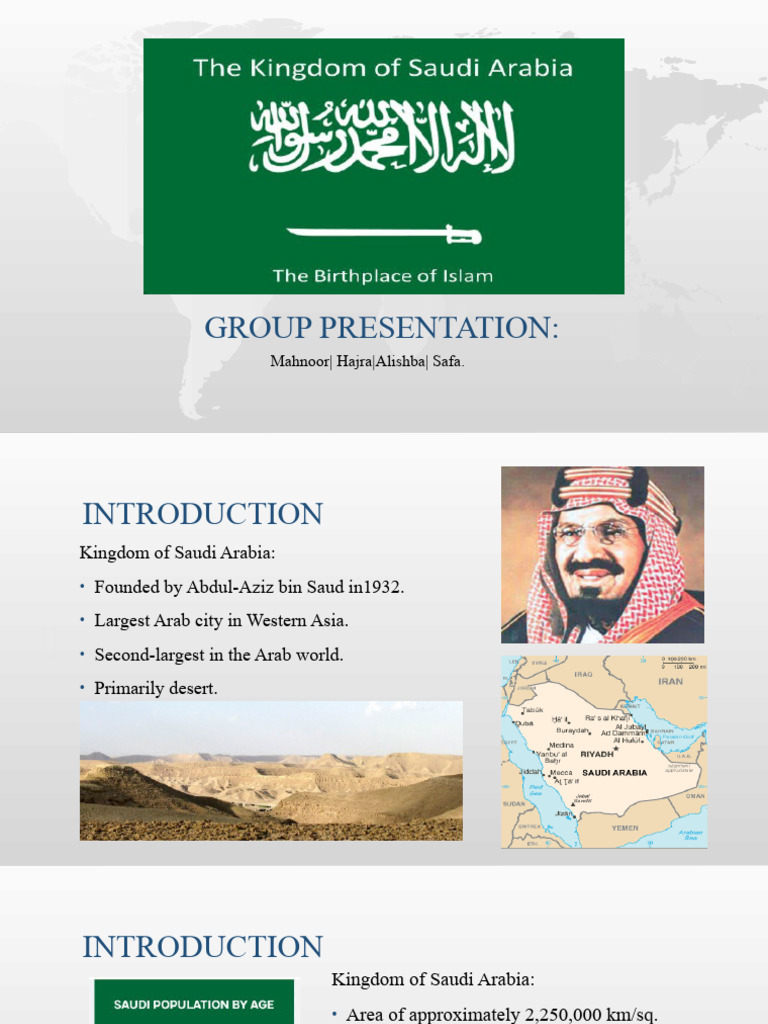 Group Presentation | PDF | Saudi Arabia | Arabs