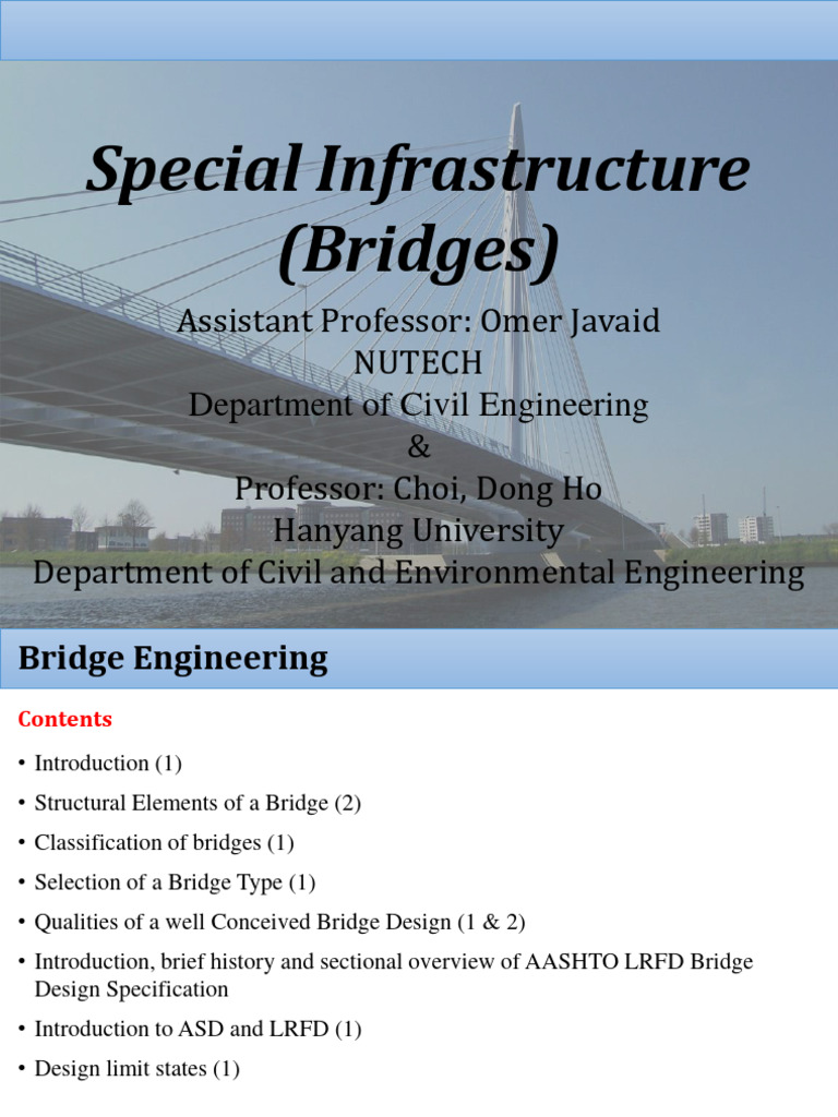 Lec11 Design of Bridge | PDF