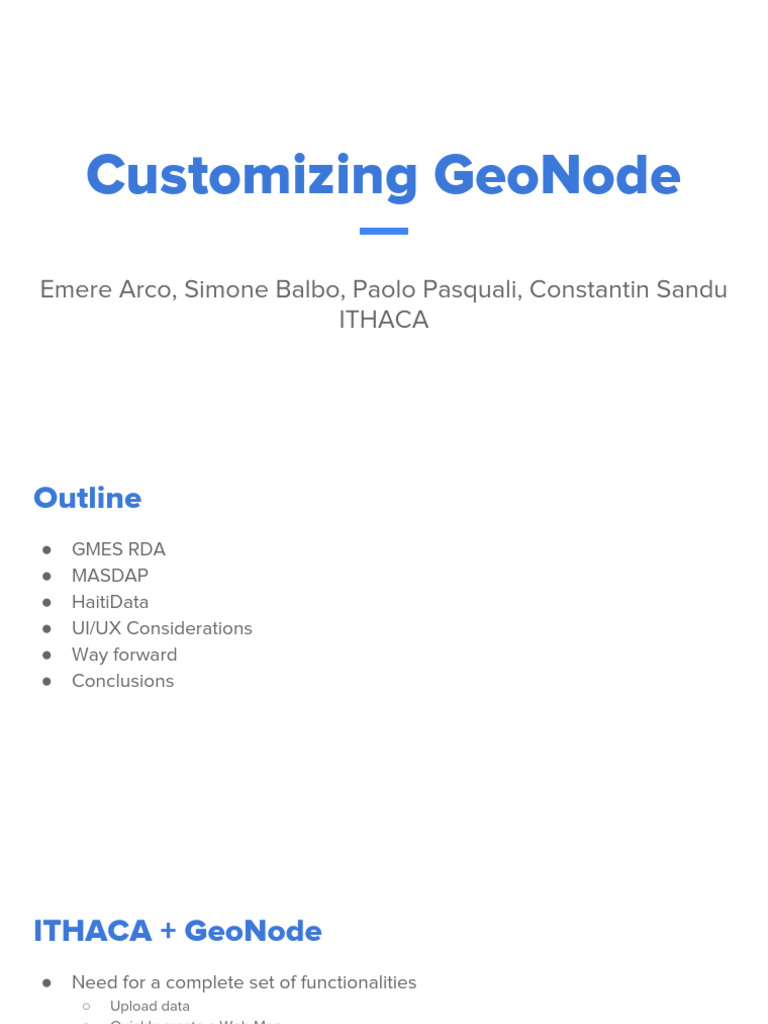 Customizing GeoNode | PDF | Bootstrap (Front End Framework) | Computer Engineering