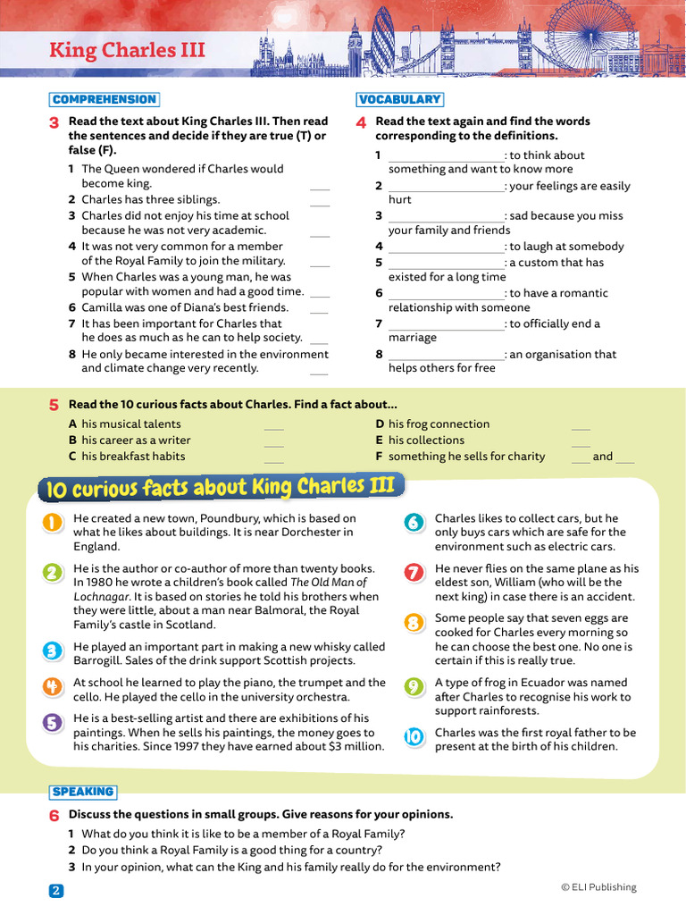 King Charles Worksheet Keys Combined 2 | PDF