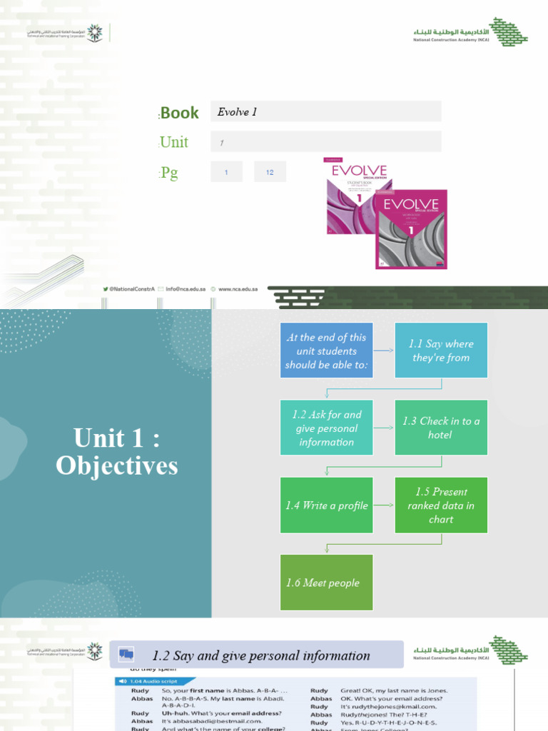 Unit 1 - I Am - EV1 | PDF | Linguistics | Human Communication