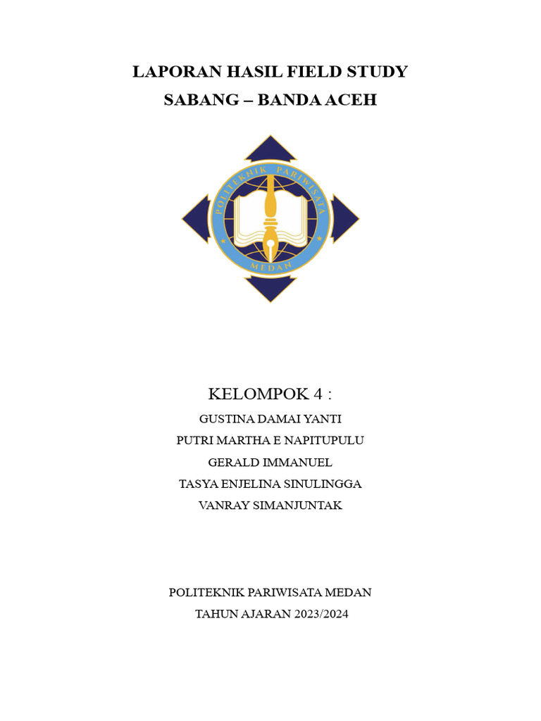 Laporan Hasil Field Study Sabang | PDF