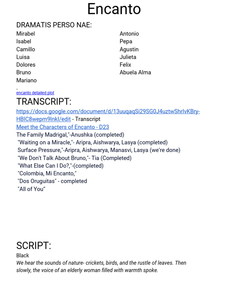 Encanto Script | PDF