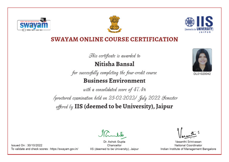 Certificate Pdf