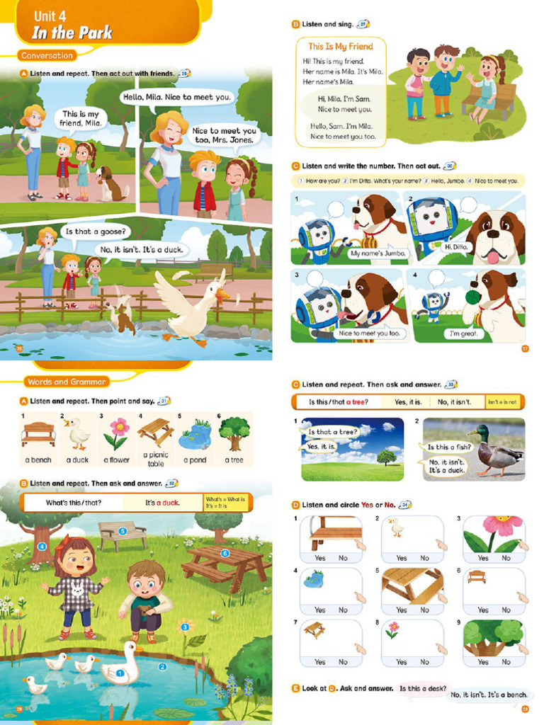 Lesson_4 In the Park | PDF