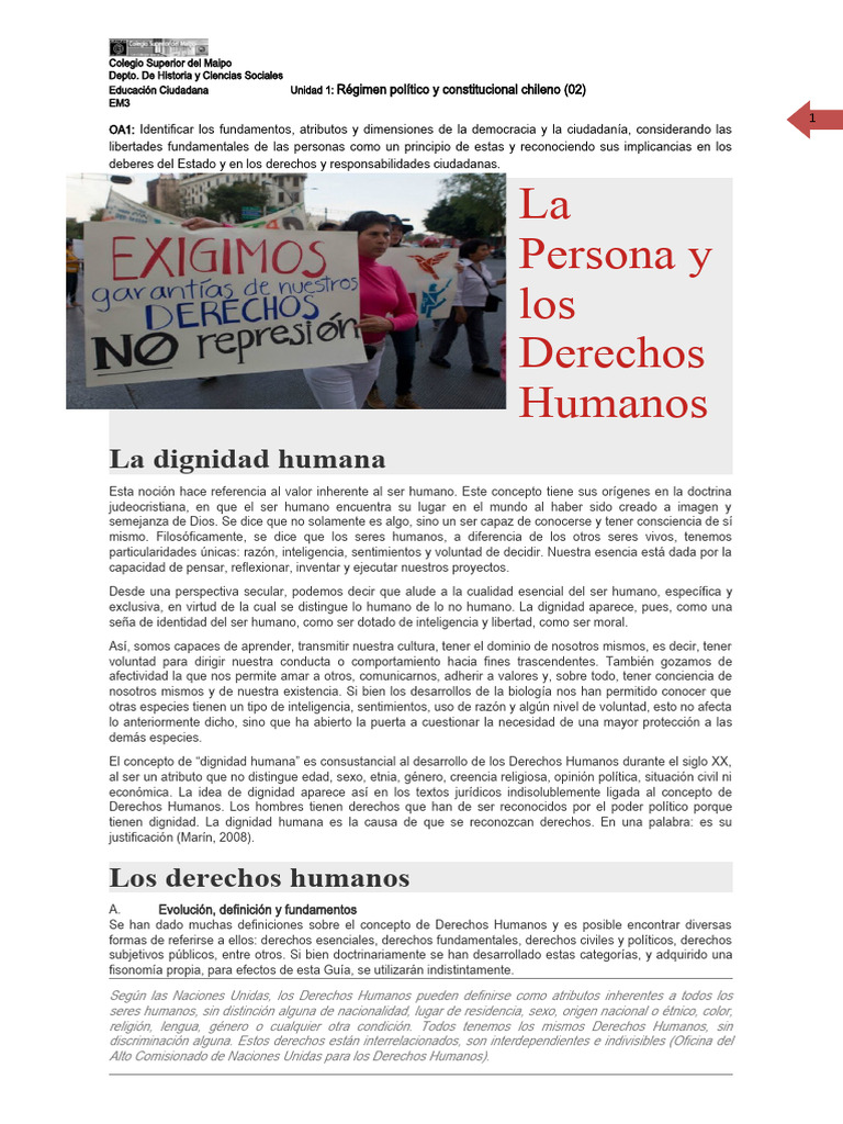 02 Guía Derechos Humanos | PDF | Derechos humanos | Convenio europeo de ...