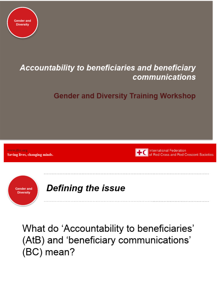 Presentation BCA and Gender and Diversity | PDF