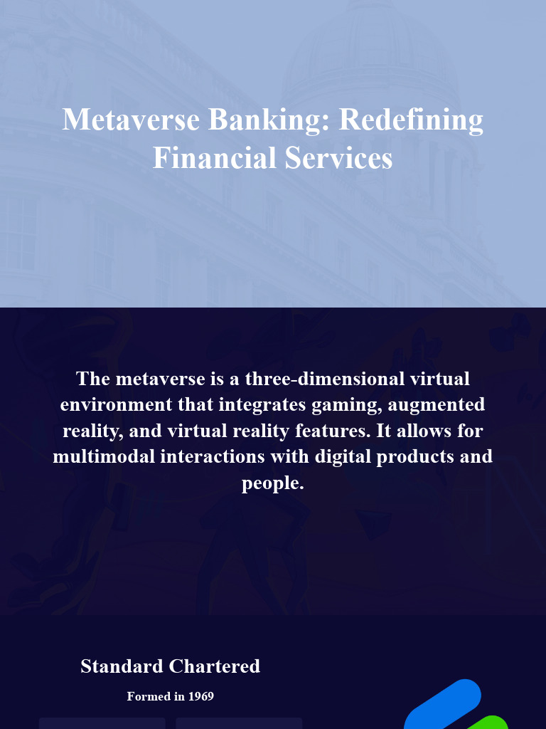 Metaverse Banking Redefining Financial Services | PDF | Virtual Reality | Augmented Reality