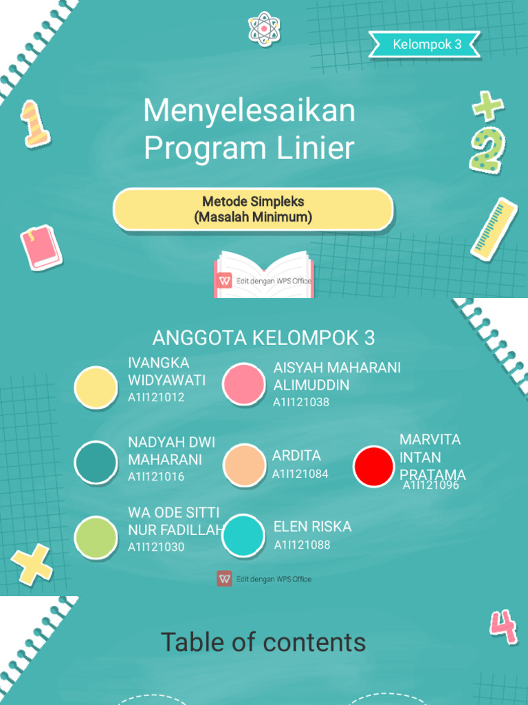 Kelompok 3 - Program Linear-221 | PDF