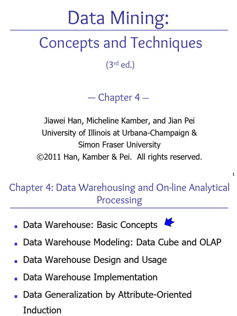 04OLAP | Download Free PDF | Data Warehouse | Metadata