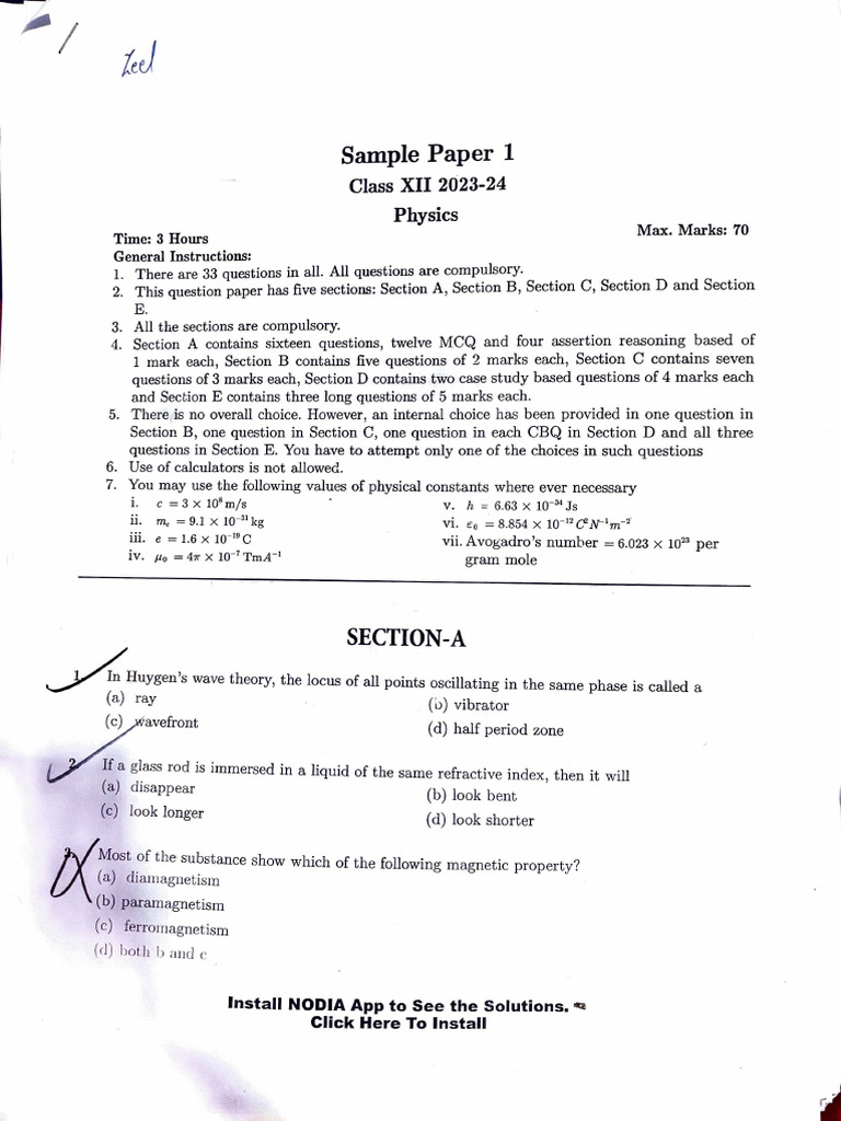 Paper 1 | PDF | Flux | Physical Quantities