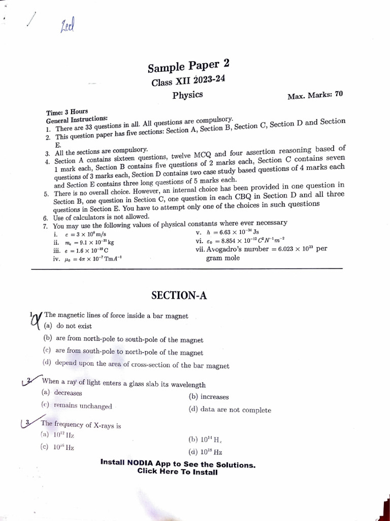 Paper 2 | PDF | Diffraction | Physical Phenomena