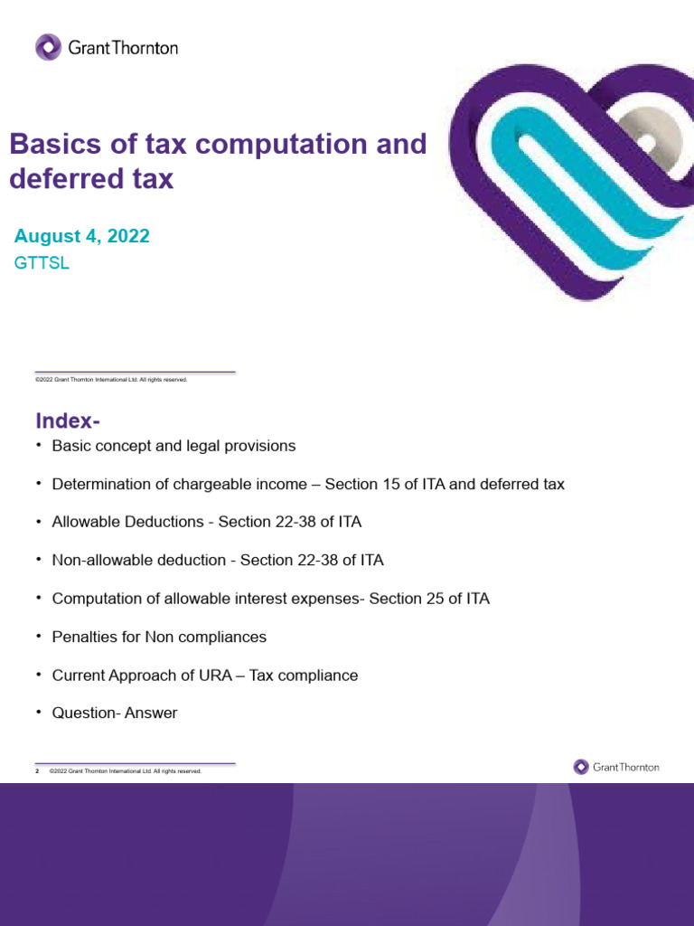 GTU Tax Updates | PDF