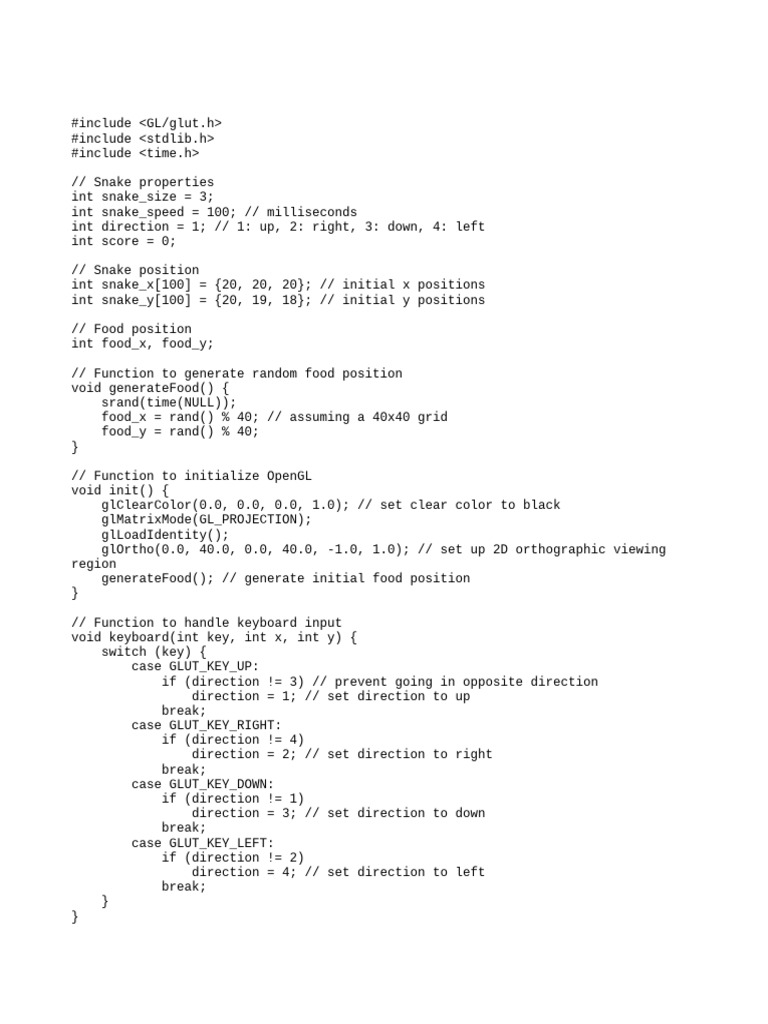 Snake Game | PDF | Computer Programming | Software Engineering