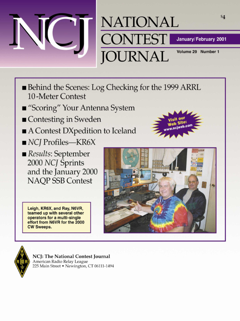 NCF Jan2001 | PDF | Antenna (Radio) | Electric Motor