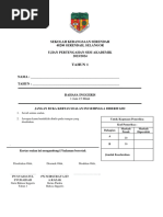 BM Exam Tahun 1 2025 | PDF