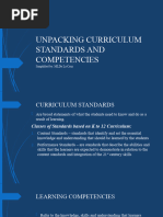 Unpacking Curriculum Standards | PDF | Competence (Human Resources) | Curriculum