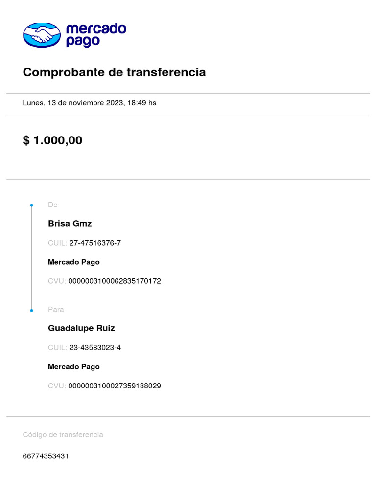 Mercadopago Comprobante 66774353431.PDF | PDF Mercadopago Comprobante 66774353431.PDF | PDF