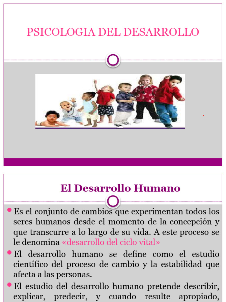 General Psicologia Del Desarrollo | PDF | Sicología | Psicología del desarrollo