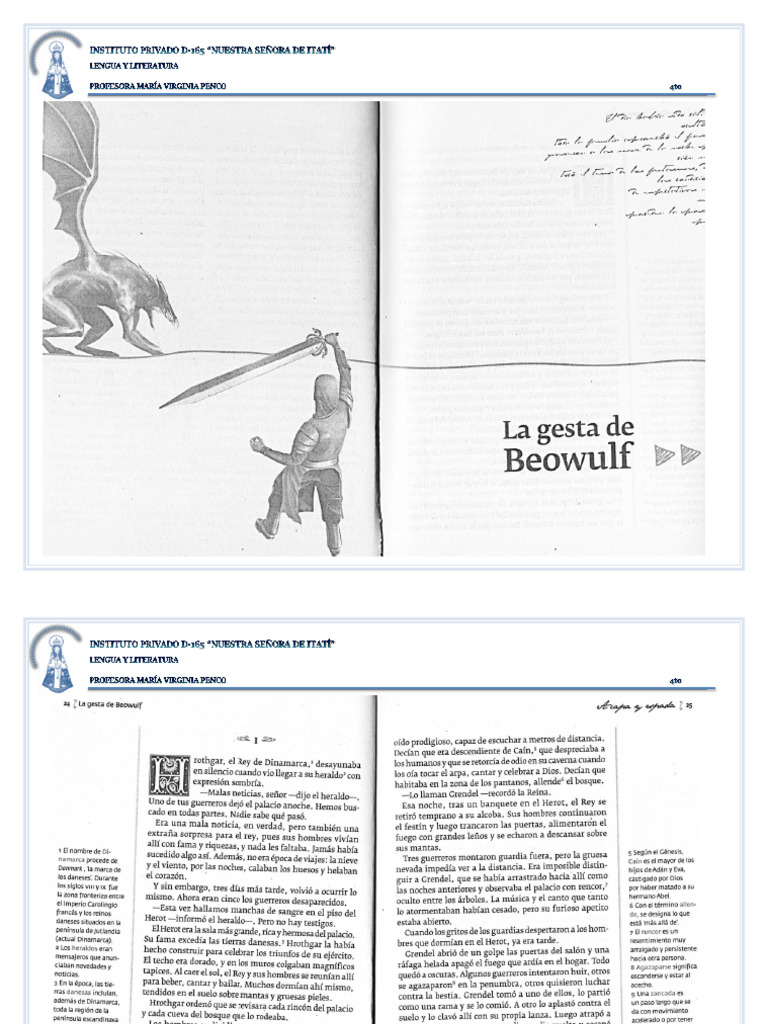 La gesta de Beowulf | PDF