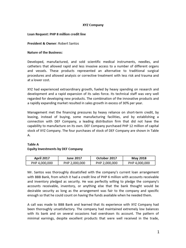 XYZ Company | PDF | Expense | Economies