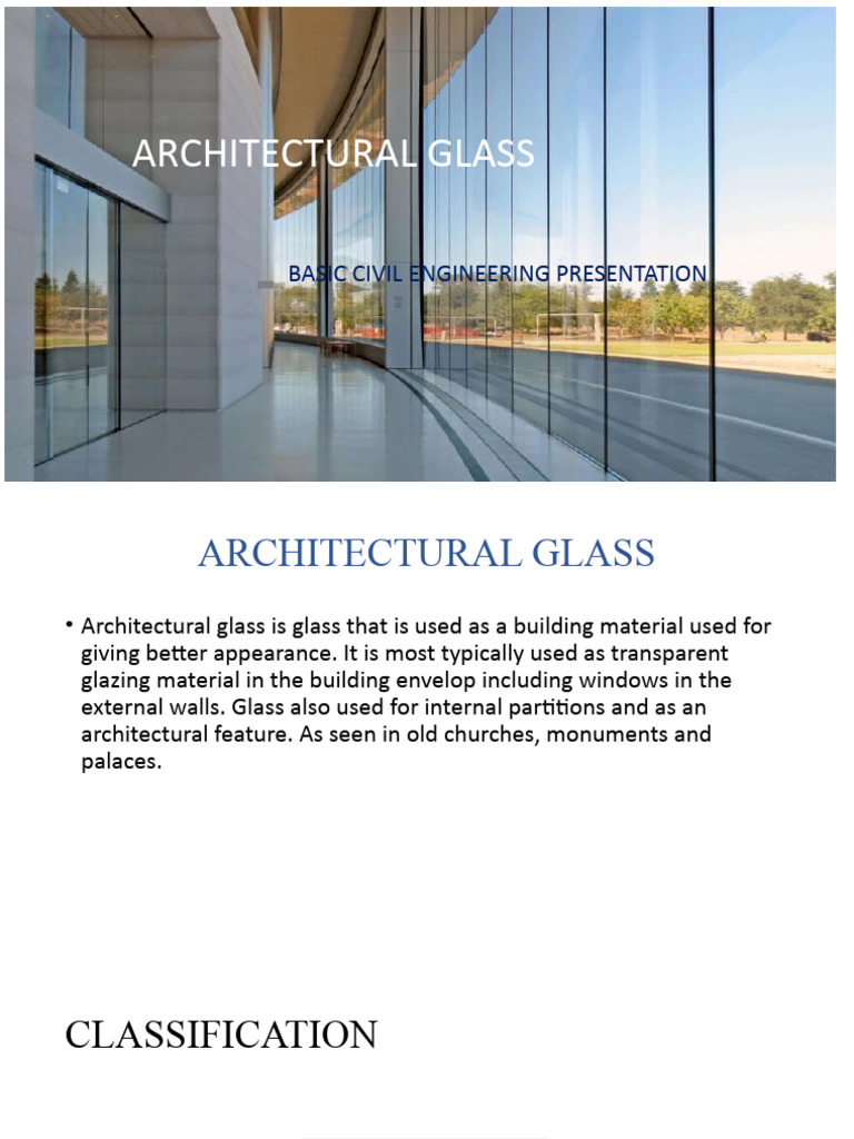 architecturalglass | PDF | Glasses | Amorphous Solid