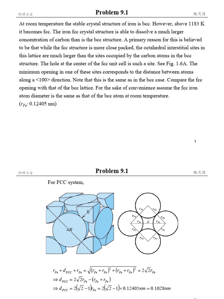 Chapter_9-Solution | PDF | Mole (Unit) | Crystal Structure