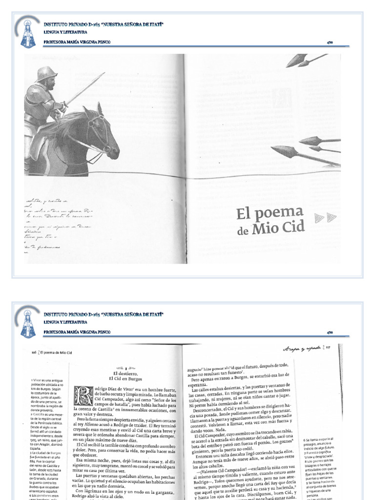 El Cantar Del Mio Cid | PDF