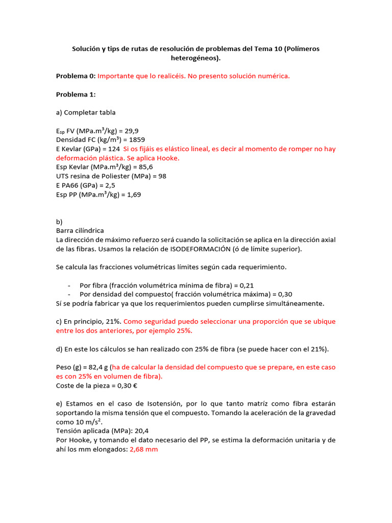 Solución y Tips de Rutas de Resolución de Problemas Del Tema 10 | PDF