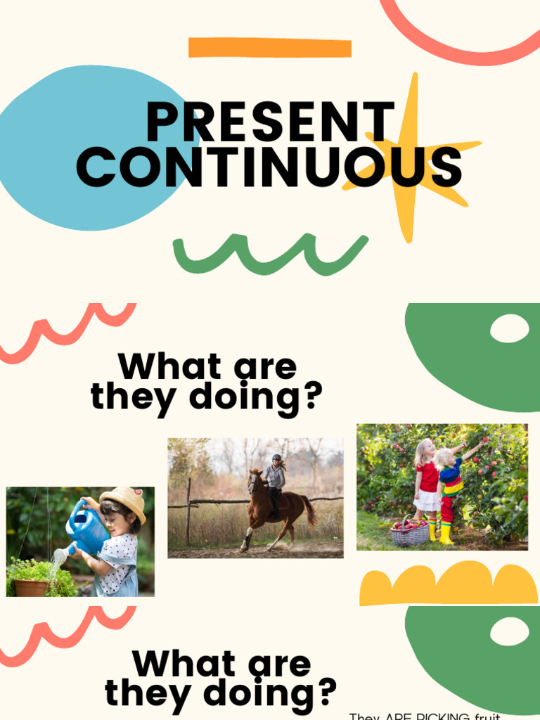 Present Continuous | PDF