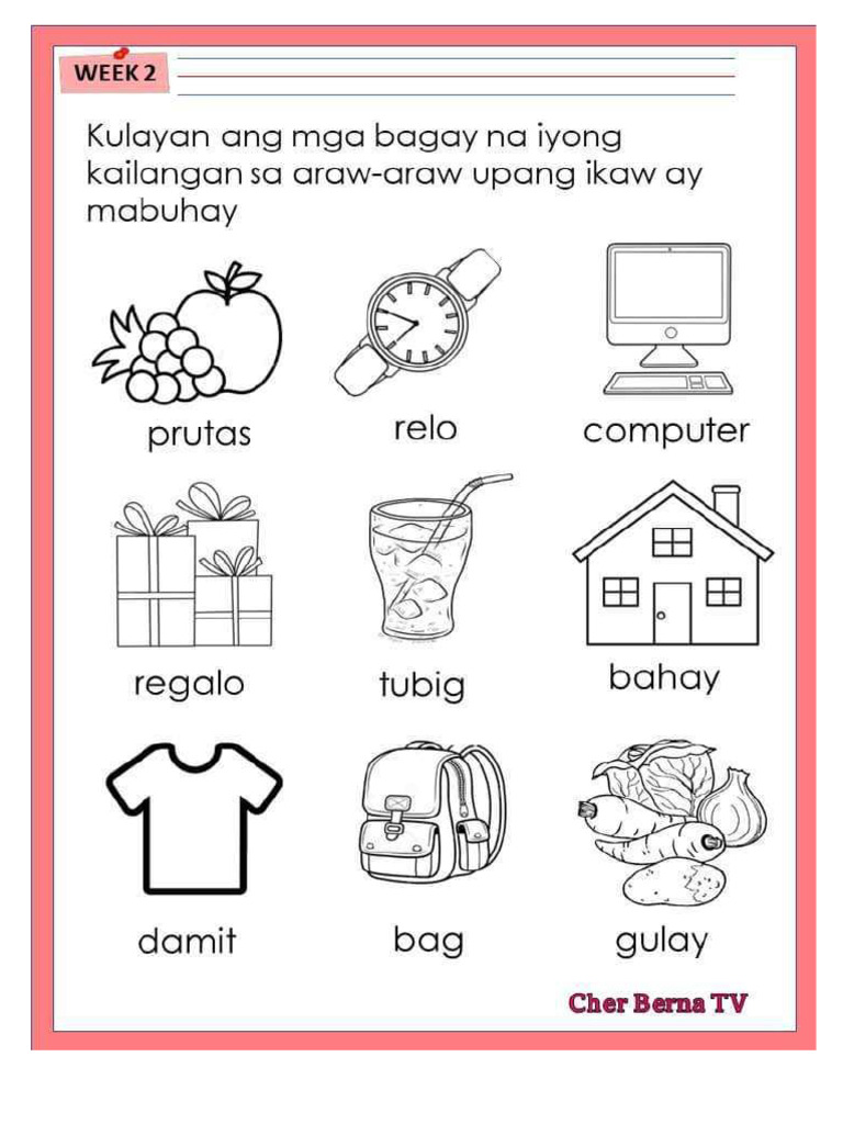 Grade 1 Week 2 | PDF Grade 1 Week 2 | PDF