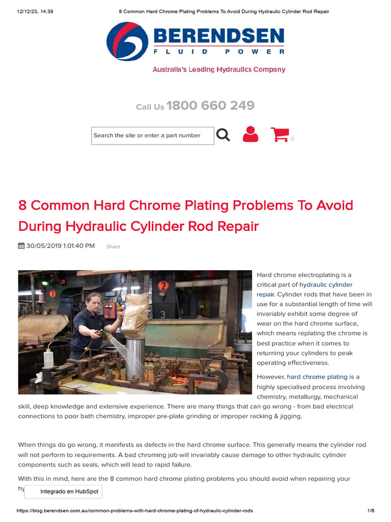 8 Common Hard Chrome Plating Problems To Avoid During Hydraulic ...