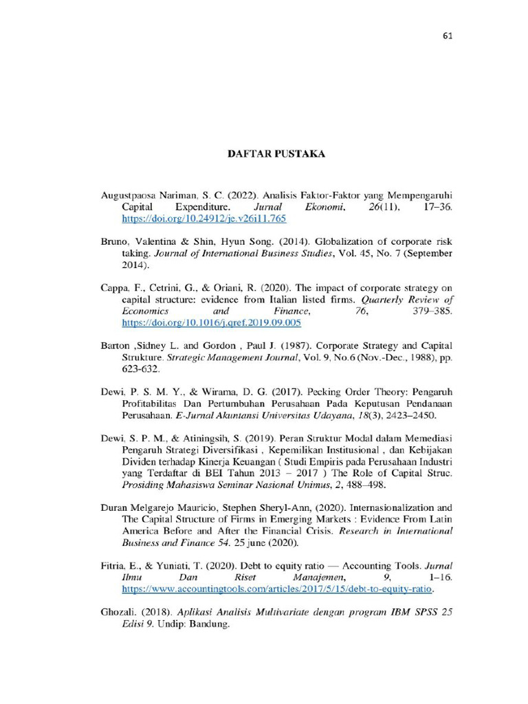 Daftar Pustaka | PDF