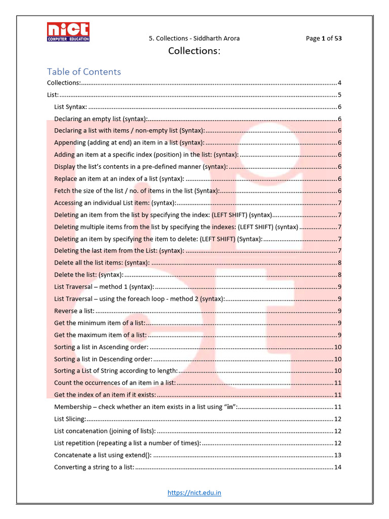 Collections-1 | PDF | Computing | Computer Engineering