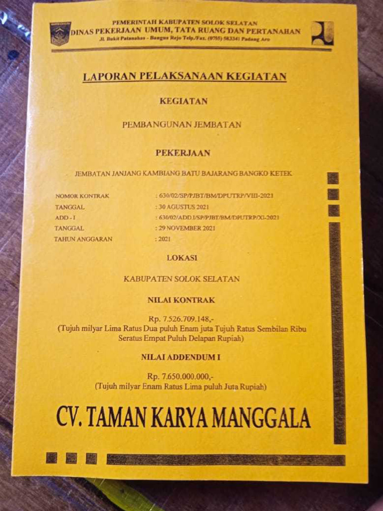 08 Pengalaman Kontrak TKM | PDF