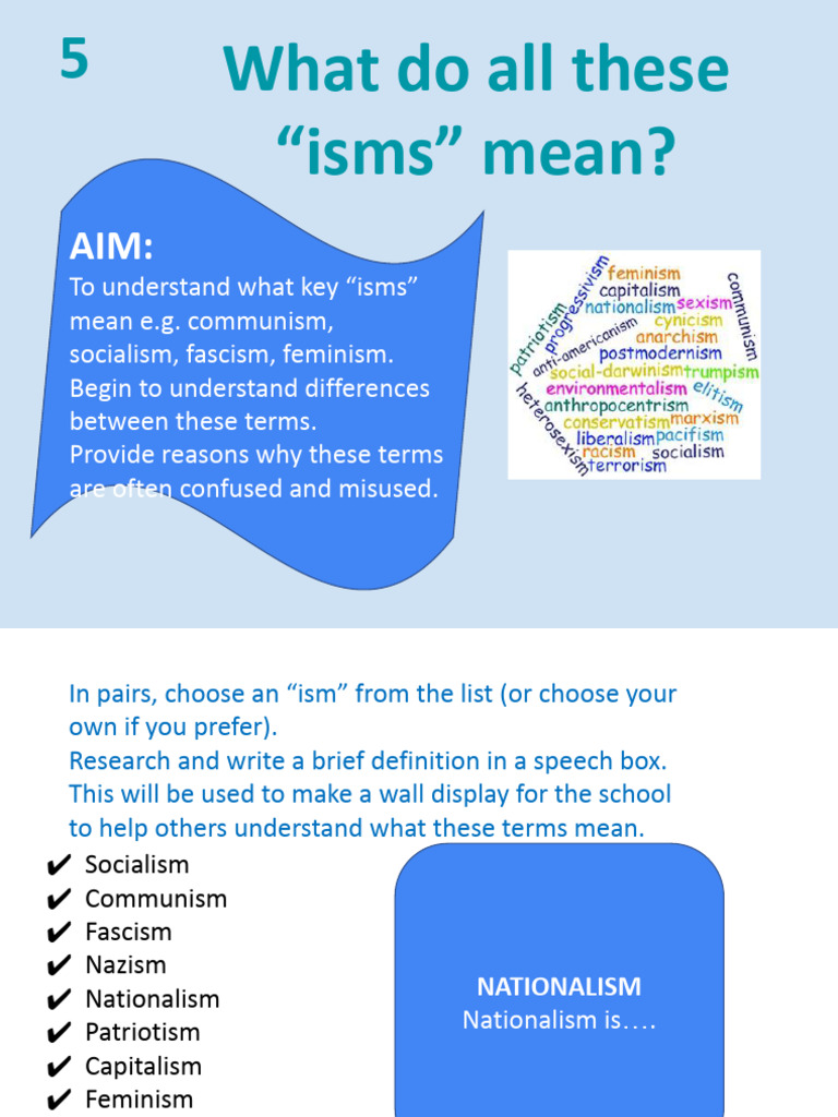 Isms in Politics | PDF