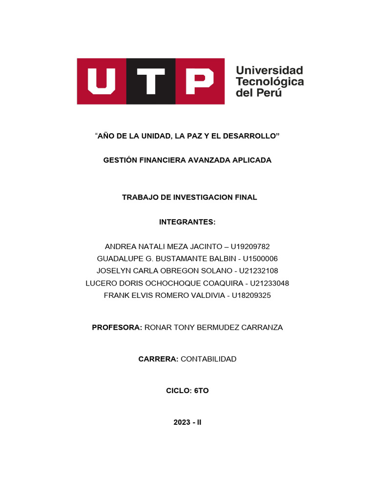 Análisis Financiero de Azucarera Pomalca | PDF | Presupuesto | Bancos