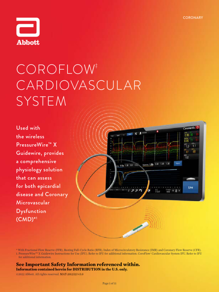 CoroFlow Brochure | PDF | Clinical Medicine | Medical Specialties