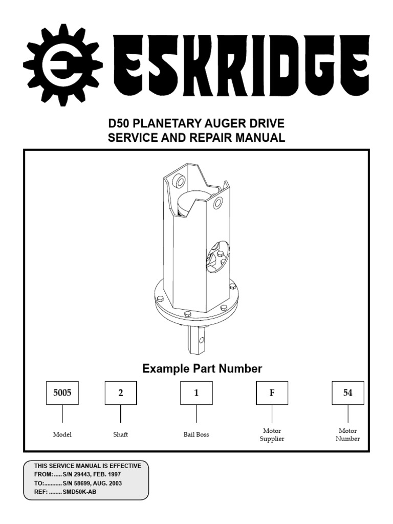 D50K Digger To SN 58699 Obsolete Service Manual | Download Free PDF ...